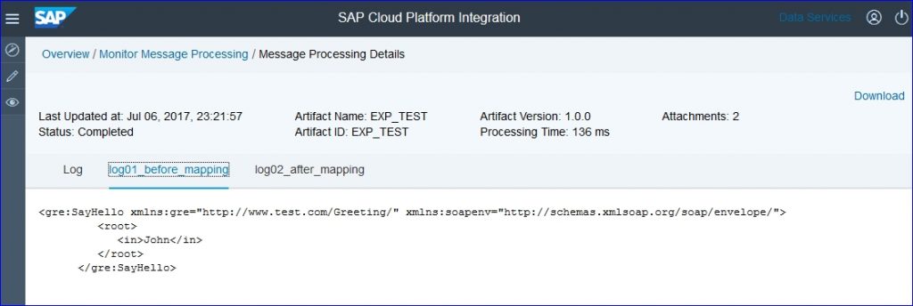 Debug/Logging Headers, Properties, Payload Body using Groovy Scripts – Integration Learn